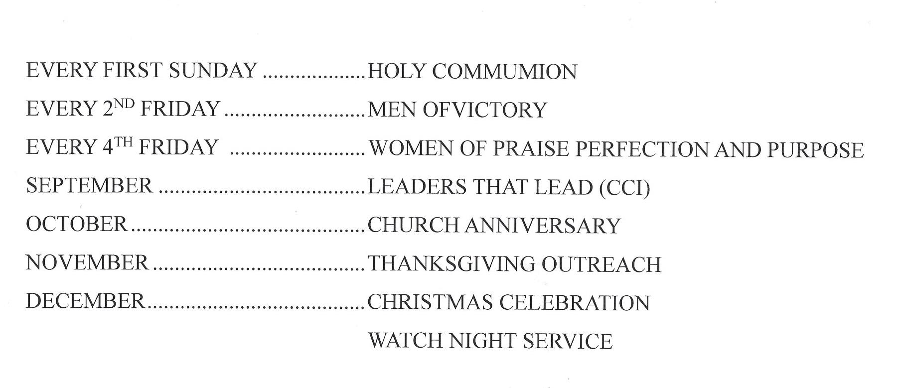 Church Events | Waco, TX - The Word of Life Christian Church